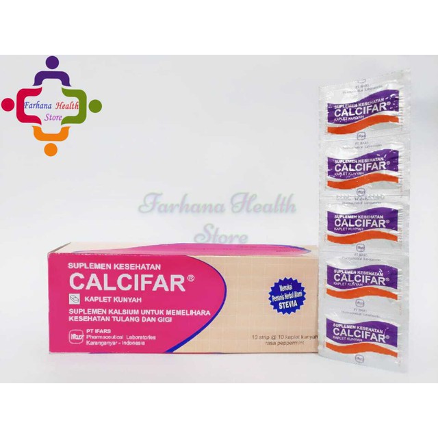 Jual Original Calcifar Kaplet / Suplemen Kalsium / Kesehatan Tulang dan ...