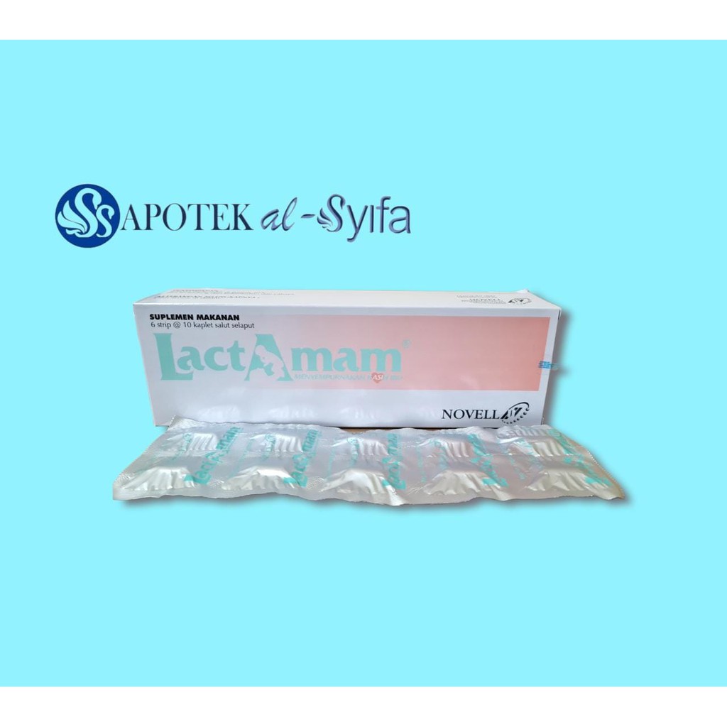 Jual Lactamam Booster ASI (1 Strip isi 10 kaplet/ 1 Box isi 60 kaplet ...
