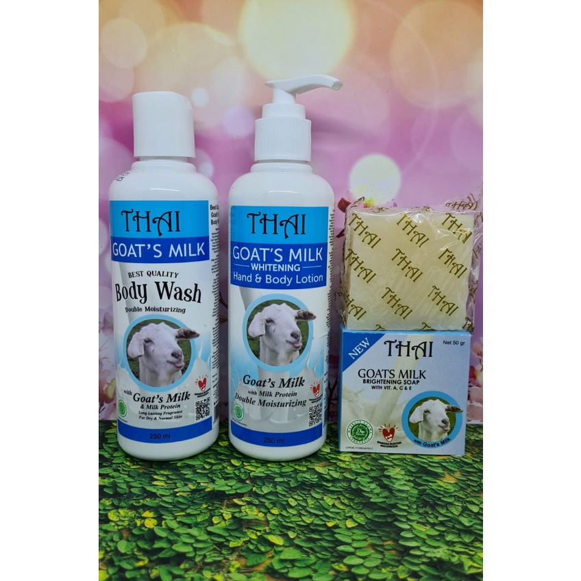 Jual THAI GOATS MILK SERIES / THAI HAND AND BODY LOTION 250ML / THAI ...