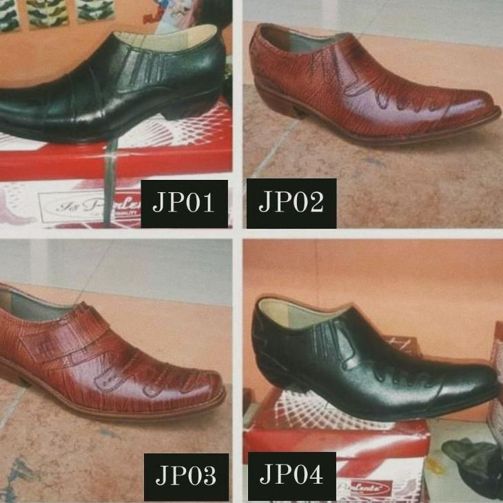 Jual (B-OOQ) ( ) [IS PARLENTE] Sepatu Kulit Asli Tipe Jenggel Pendek ...