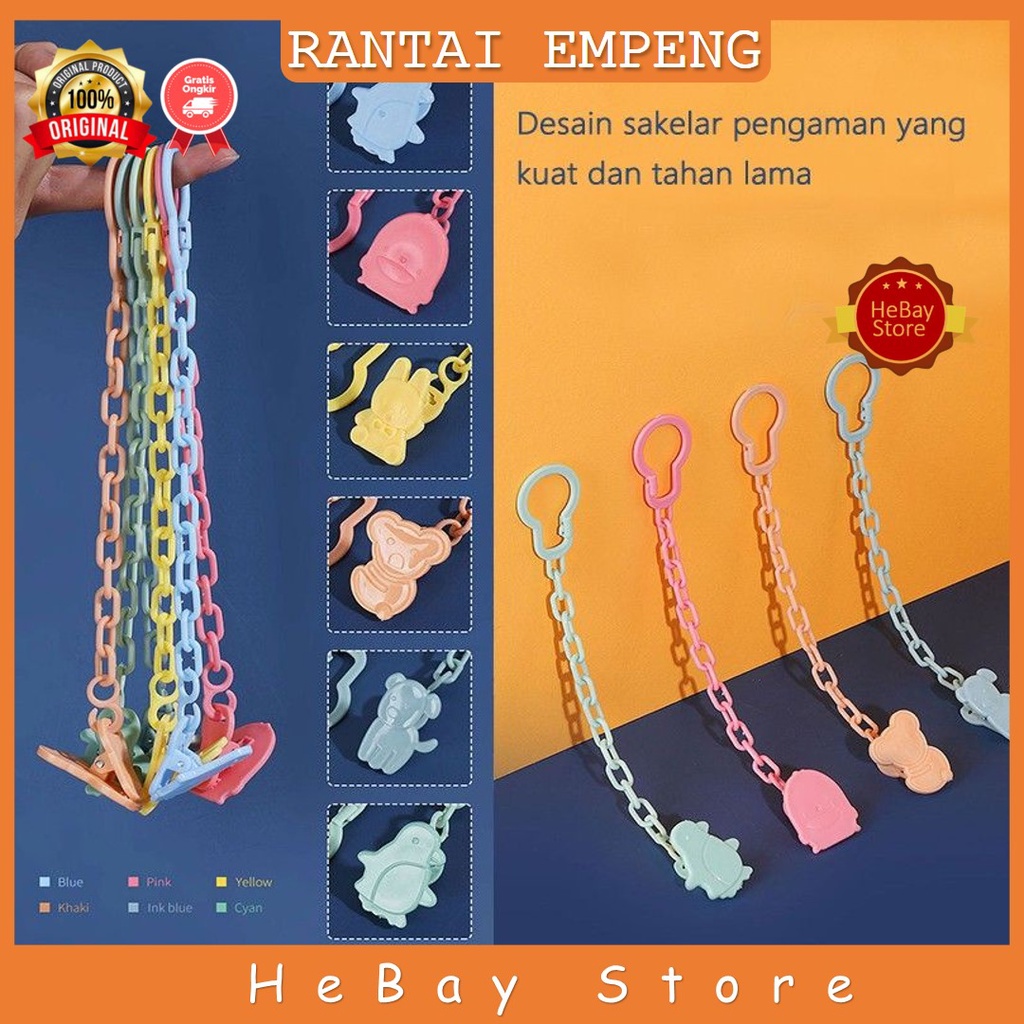 Jual Rantai Penjepit Dot Bayi Tali Gantungan Empeng Teether Pacifer ...
