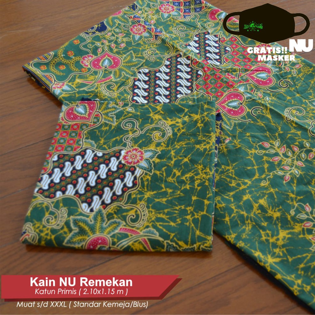 Jual Kain NU Nahdlatul Ulama Kain Batik NU Remekan Bahan Batik NU ...