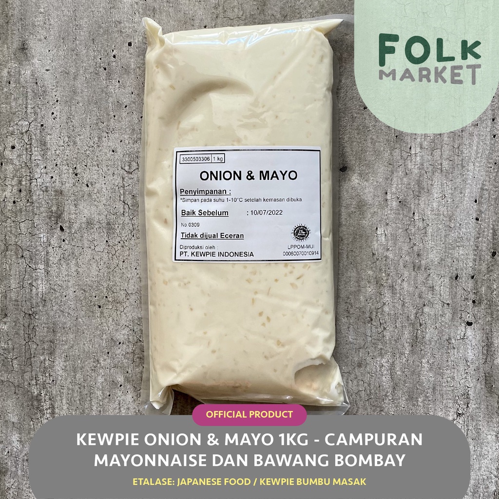 Jual KEWPIE Onion & Mayo 1KG - Campuran Mayonnaise / Mayonais Bawang ...