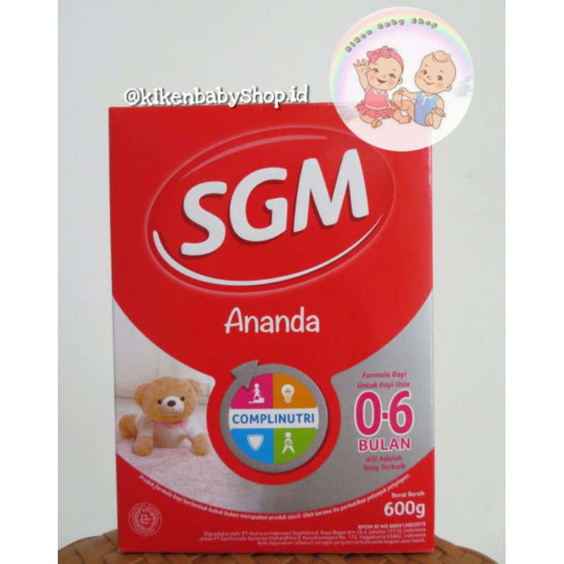 Jual SGM Ananda 1 600g | Shopee Indonesia
