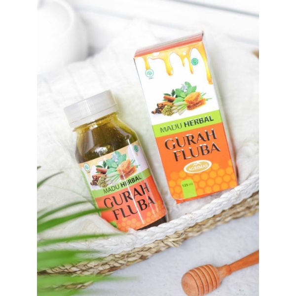 Jual Madu Herbal Gurah Fluba obat gurah batuk berdahak pilek flu 125 ml ...