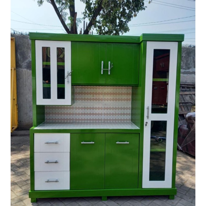 Jual rak piring multiplek 4 pintu | Shopee Indonesia