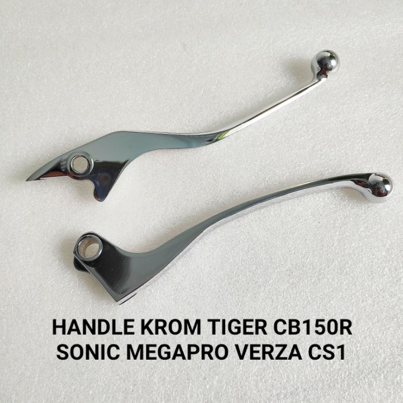 Jual Handle chrom TIGER CB150R SONIC MEGAPRO VERZA CS1 | Shopee Indonesia
