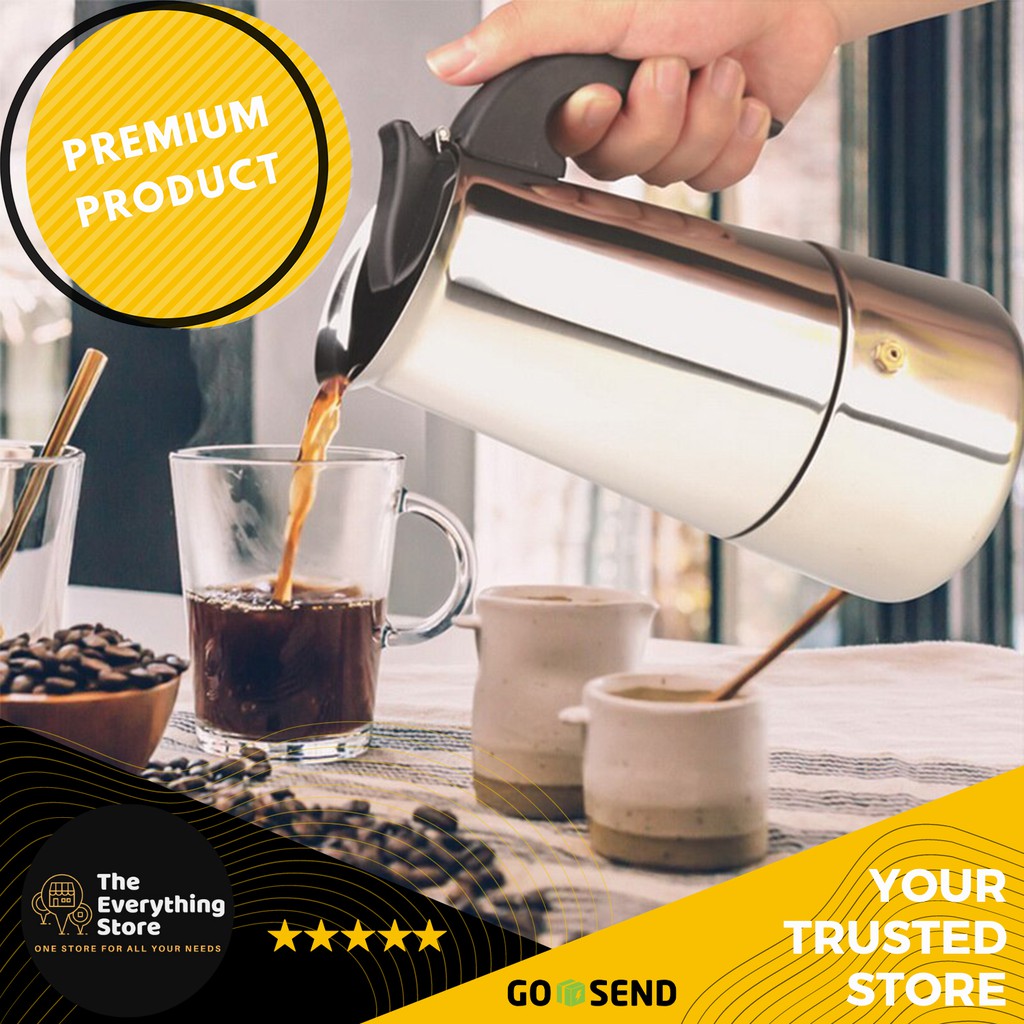 Jual Moka Pot Kepler Espresso Maker Pembuat Kopi Coffee Maker ORIGINAL ...