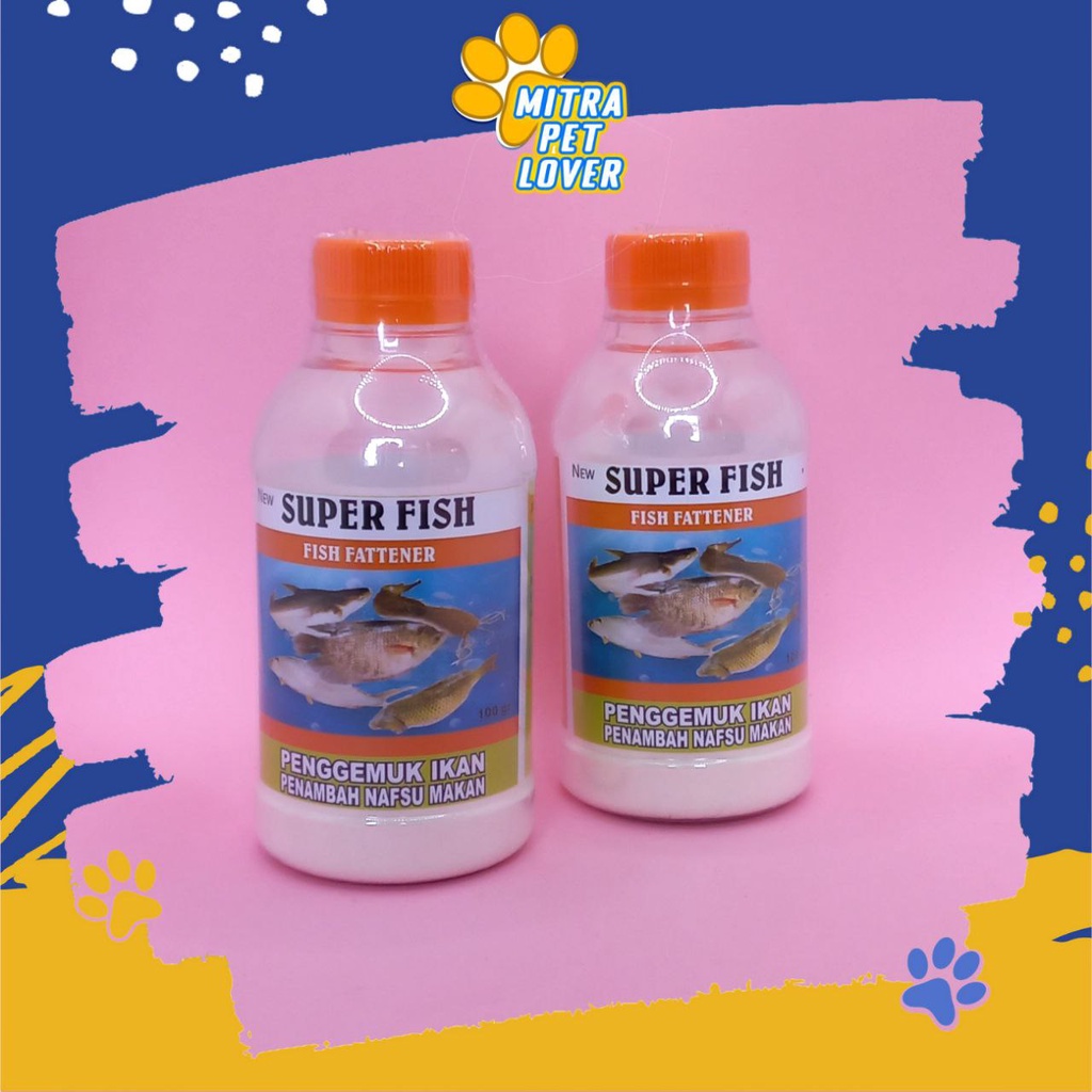 Jual SUPLEMEN MULTIVITAMIN IKAN - SUPER FISH 100GR- VITAMIN PENGGEMUK ...