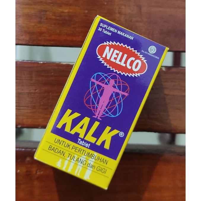 Jual Kalk Nellco 30 Tablet / Vitamin Tulang / Menambah Kalsium | Shopee ...
