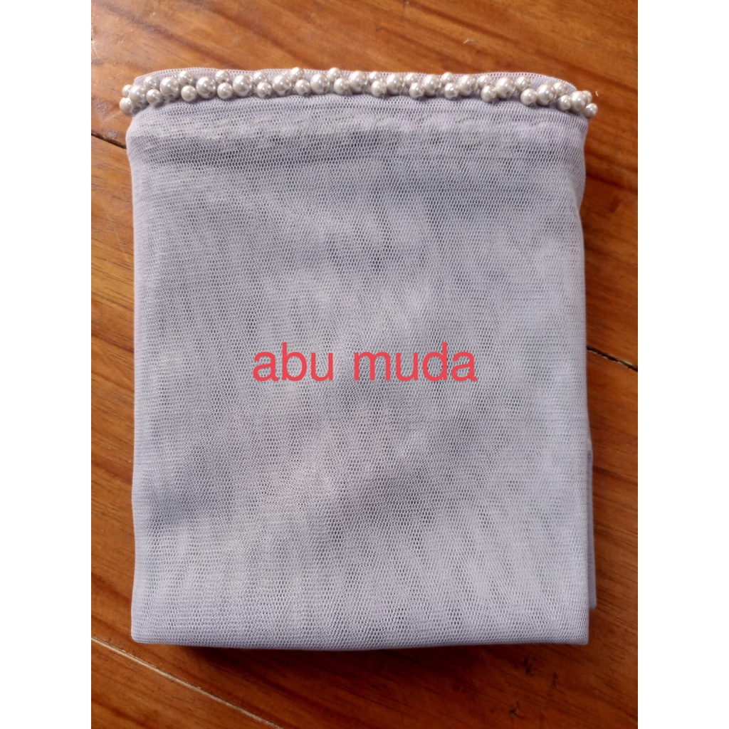 Jual [panjang 2m putih bersih] Kerudung Pengantin Mutiara / Slayer ...