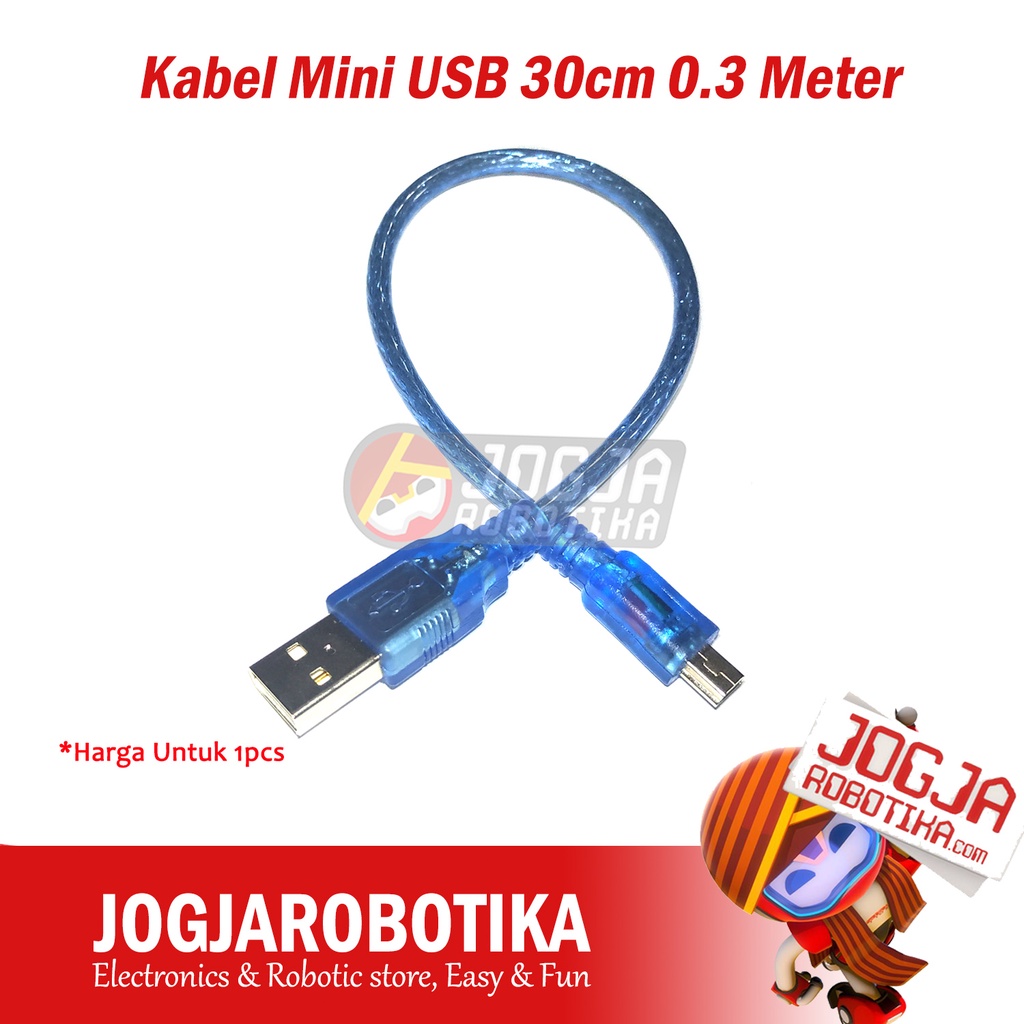 Jual Kabel Mini USB 30cm 0.3 Meter for Arduino Nano | Shopee Indonesia