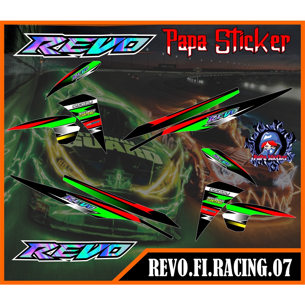 Jual Sticker Striping List Revo FI New ROAD RACE RACING 07 | Shopee ...