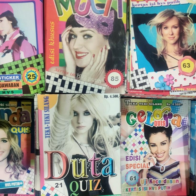Jual 99L ( 10 pcs ) Buku teka teki silang mix / Buku TTS angka dan ...