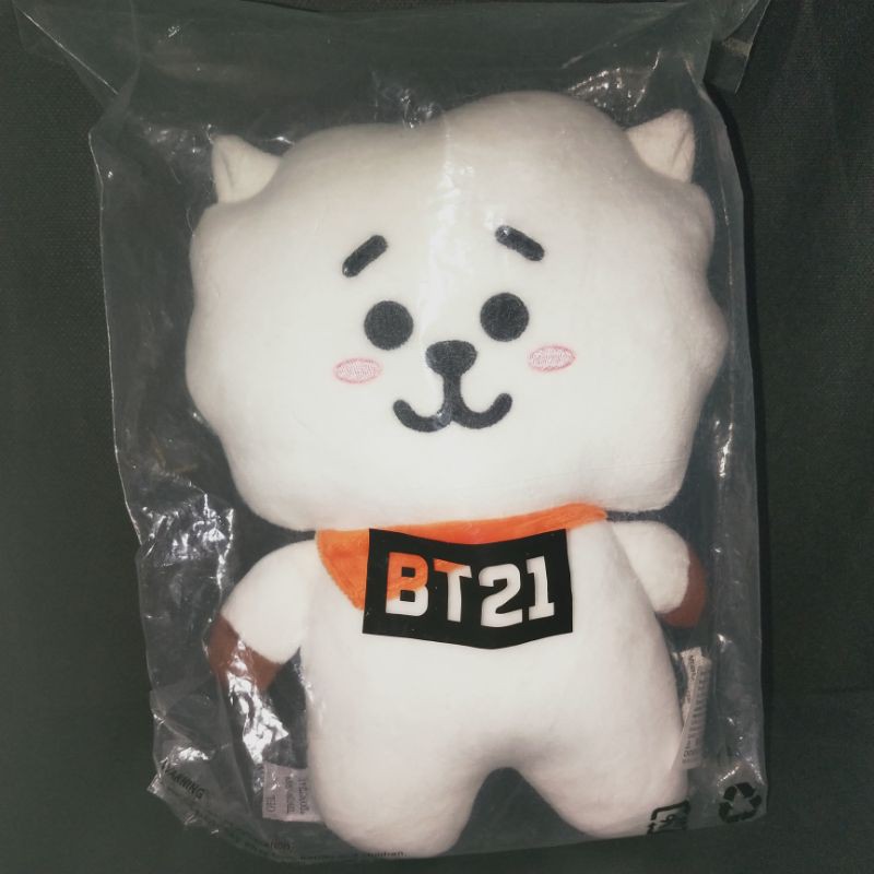 Jual OFFICIAL BT21 RJ STANDING DOLL FLAT | Shopee Indonesia