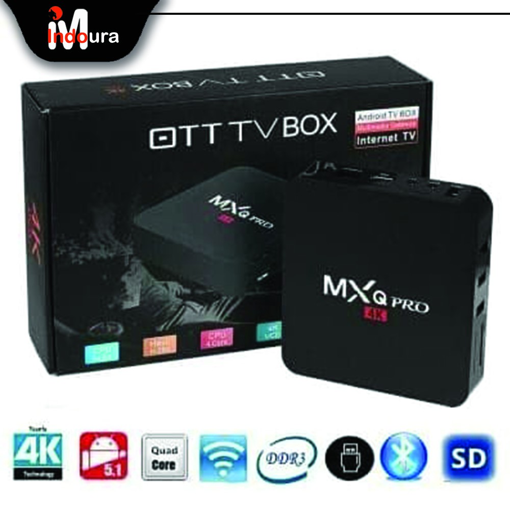 Jual TV Android Box MXQ-PRO 4K Smart TV Android Box Streaming Media ...