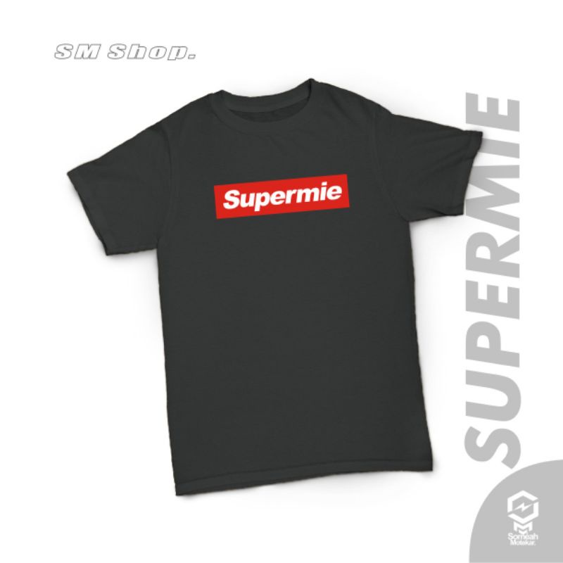 Jual Kaos Supermie | Kaos Desain Parodi | Kaos Distro Plesetan | Shopee ...