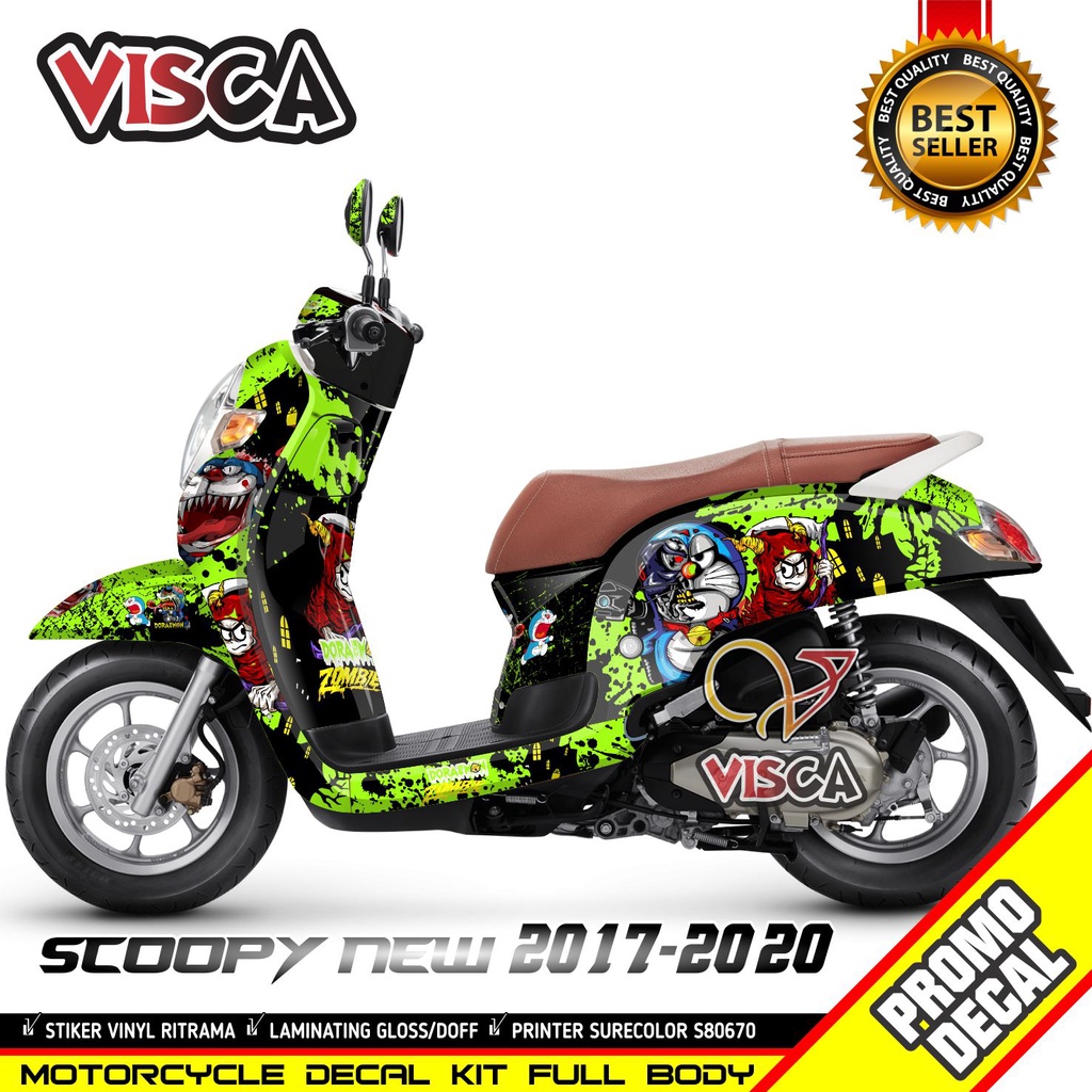 Jual Decal Scoopy Full Body Stiker Scoopy 2020 Stiker Scoopy Full Body ...