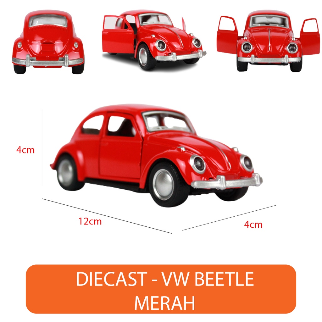 Jual Diecast VW Beetle, Miniatur Mobil VW, Miniatur Diecast Vintage ...