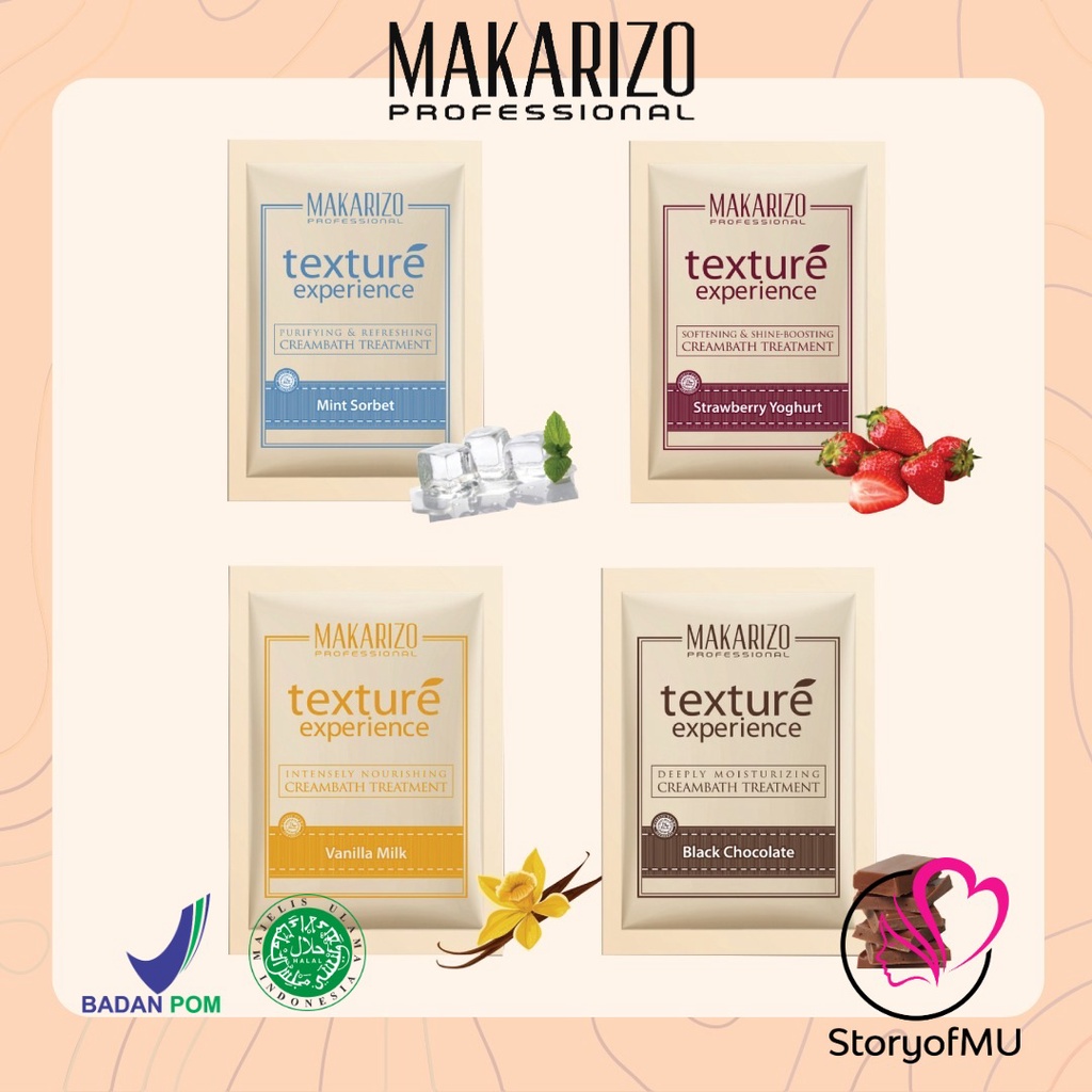 Jual MAKARIZO Professional Texture Experience Sachet 60gr - Creambath ...