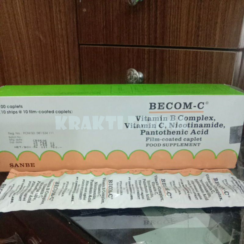Jual Becom-C ( 1strip @10 tablet) | Shopee Indonesia