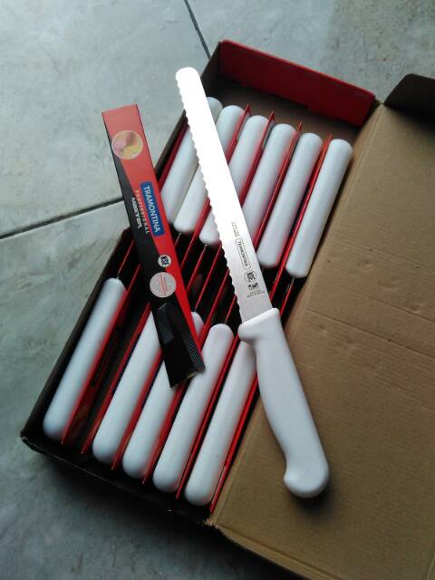 Jual Pisau Roti 10 inchi / 25 cm Tramontina Bread Knife Profissional ...