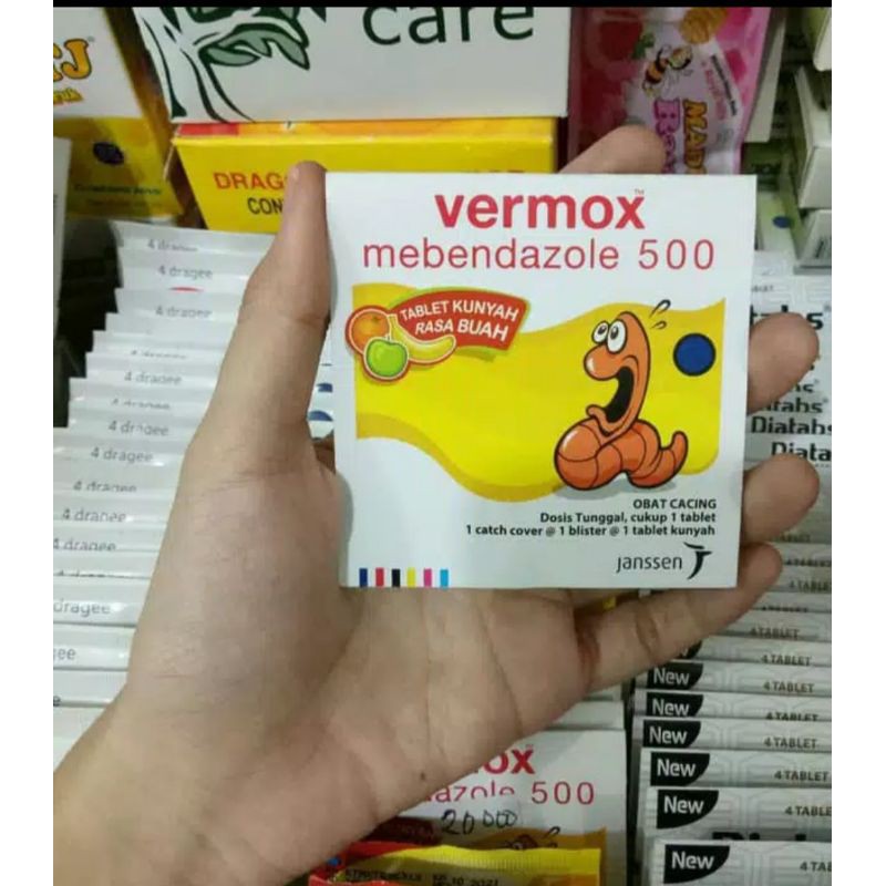 Jual VERMOX 500MG 1 STRIP ISI 1 KAPLET | Shopee Indonesia