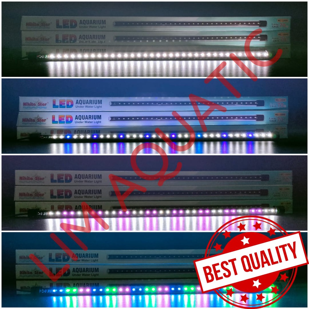 Jual LAMPU CELUP LED NIKITA STAR NS-L300 / LAMPU CELUP 30CM AQUARIUM ...