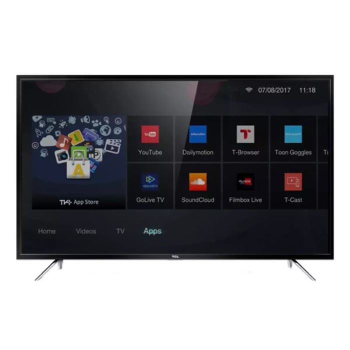 Jual Televisi LED 32 Inch TCL Model L32S62 32S62 Smart TV Internet Free ...