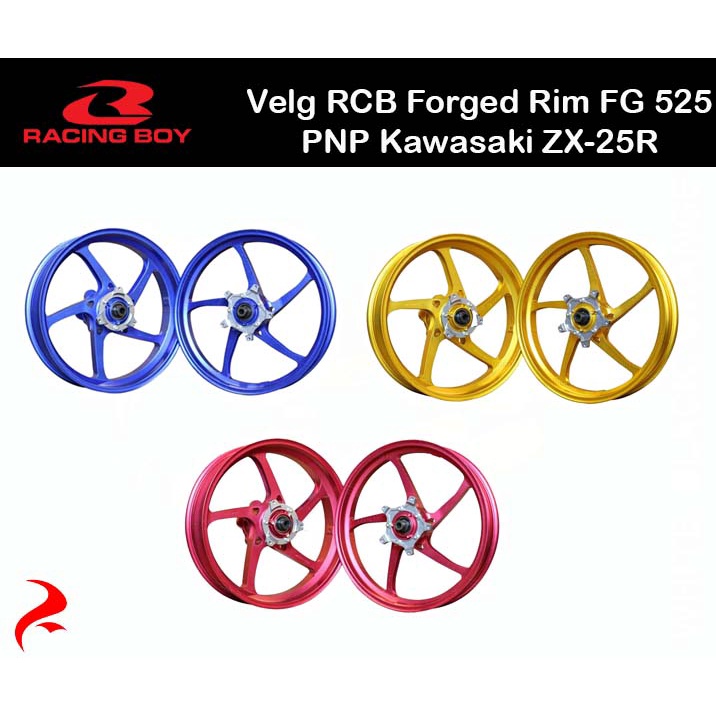 Jual Velg RCB Forged Rim FG 525 PNP Kawasaki ZX-25R ZX25R | Shopee ...