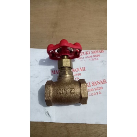 Jual 1/2 inch Globe Valve Kitz / Stop kran putar | Shopee Indonesia