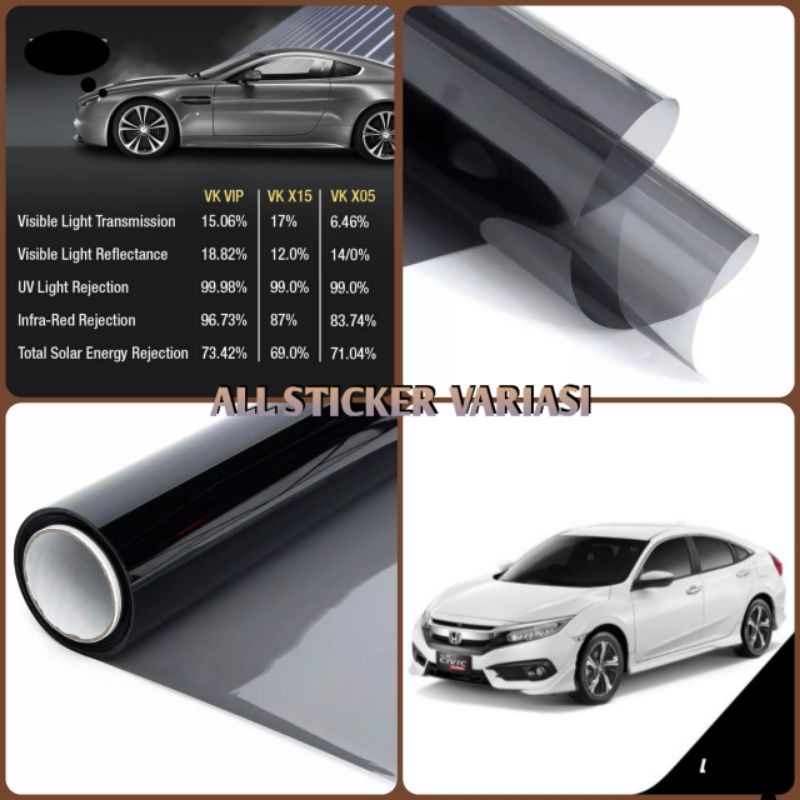 Jual KACA FILM RIBEN HITAM / KACA FILM KANTOR, RUMAH, GEDUNG, MOBIL / STIKER KACA JENDELA / KACA ...