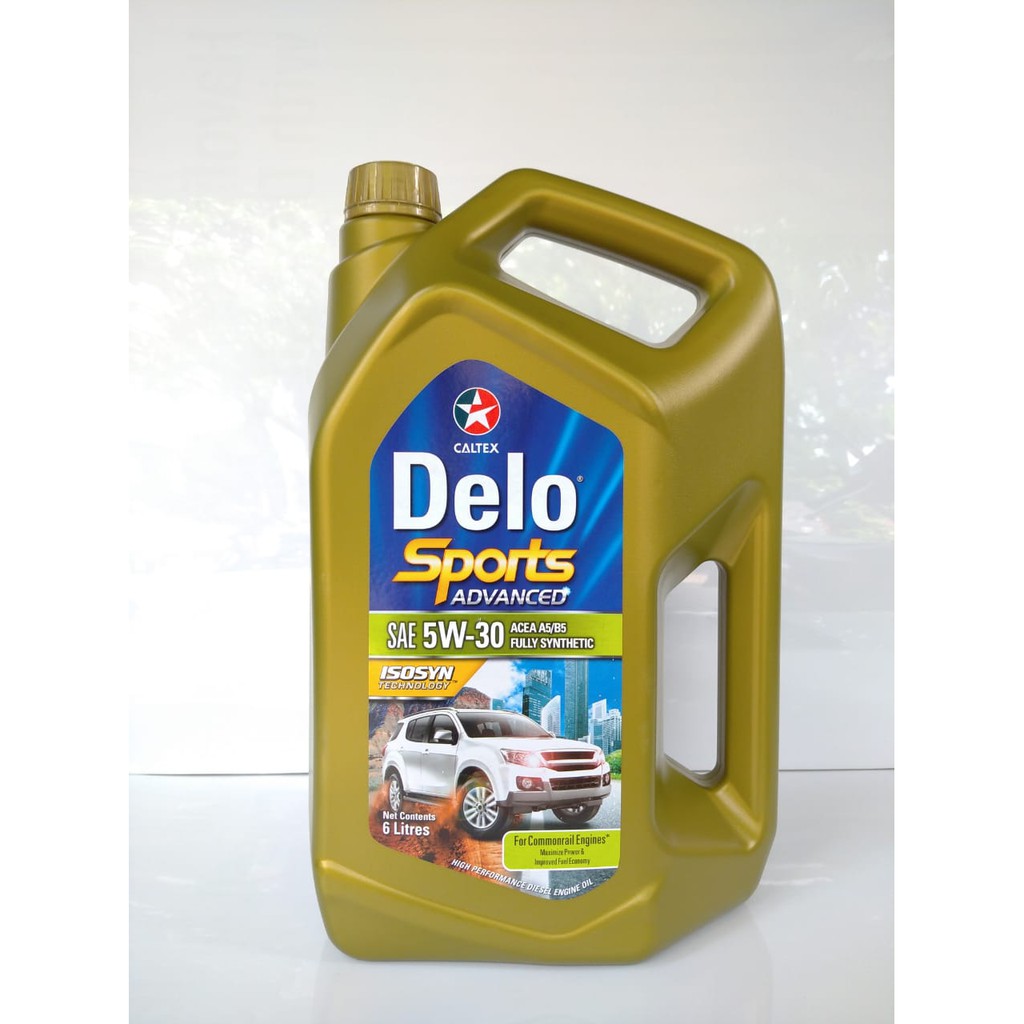 Jual Oli Caltex Delo Sports Adv 5W-30 ACEA A5/B5 6L | Shopee Indonesia