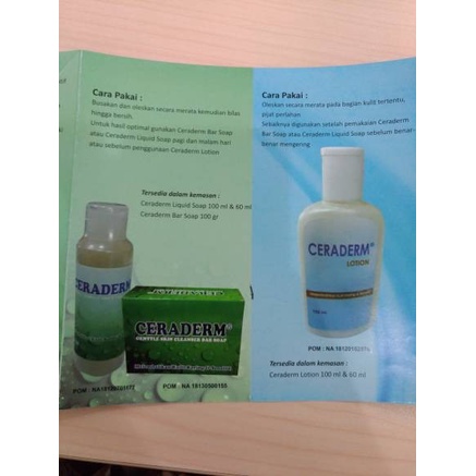 Jual Ceraderm Lotion 100ml (pelembab kulit kering, sensitif, dermatitis ...