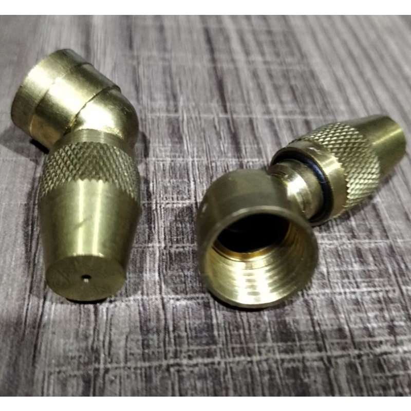 Jual Nozzle sprayer elektrik kuningan Sakai 1 lubang bengkok | Shopee ...