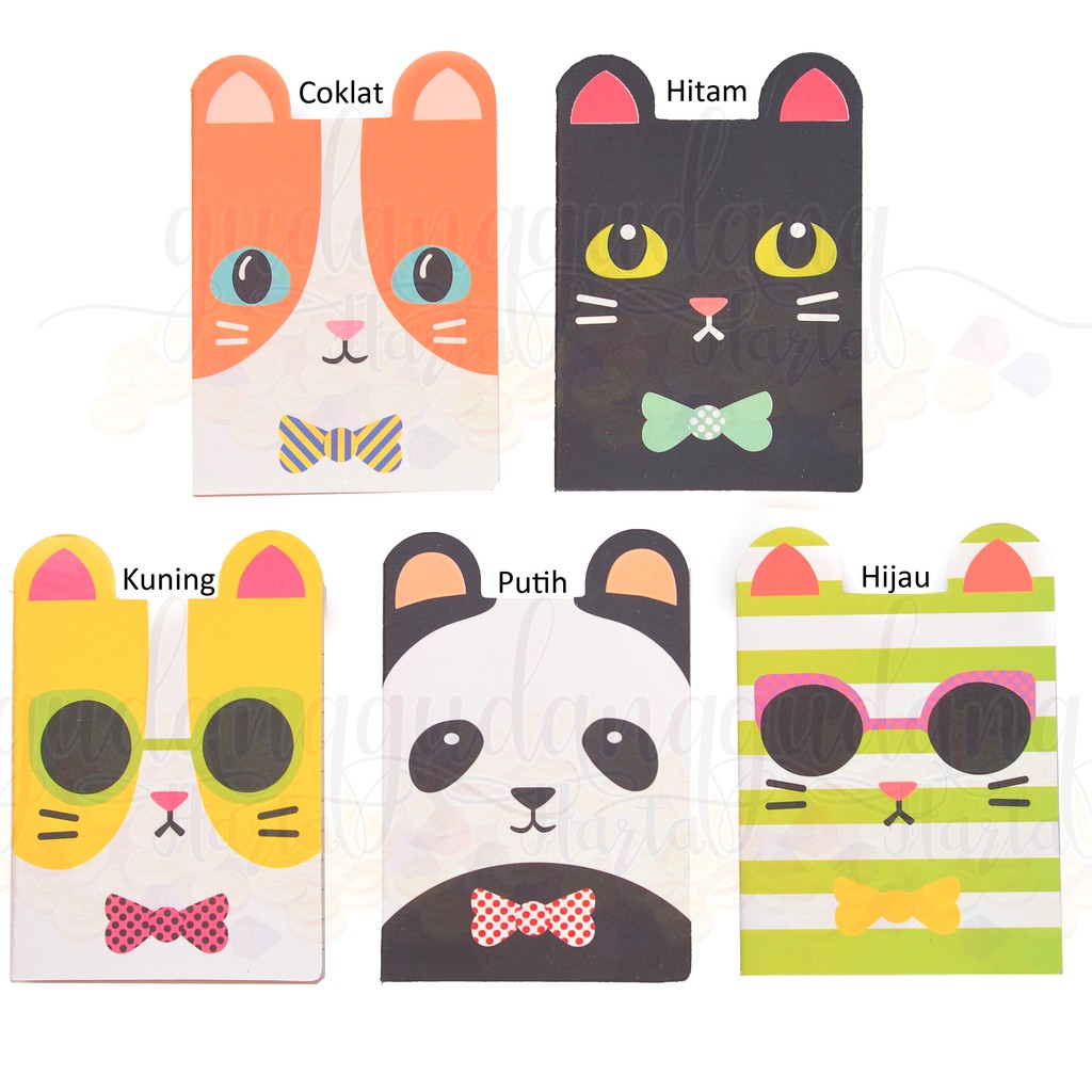 Jual Notebook Kucing Panda Mini Lucu Unik Notes GH 308007 | Shopee ...