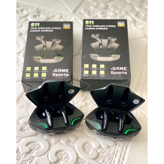 Jual HEADSED TRUE WIRELESS G11 gaming earbuds | Shopee Indonesia