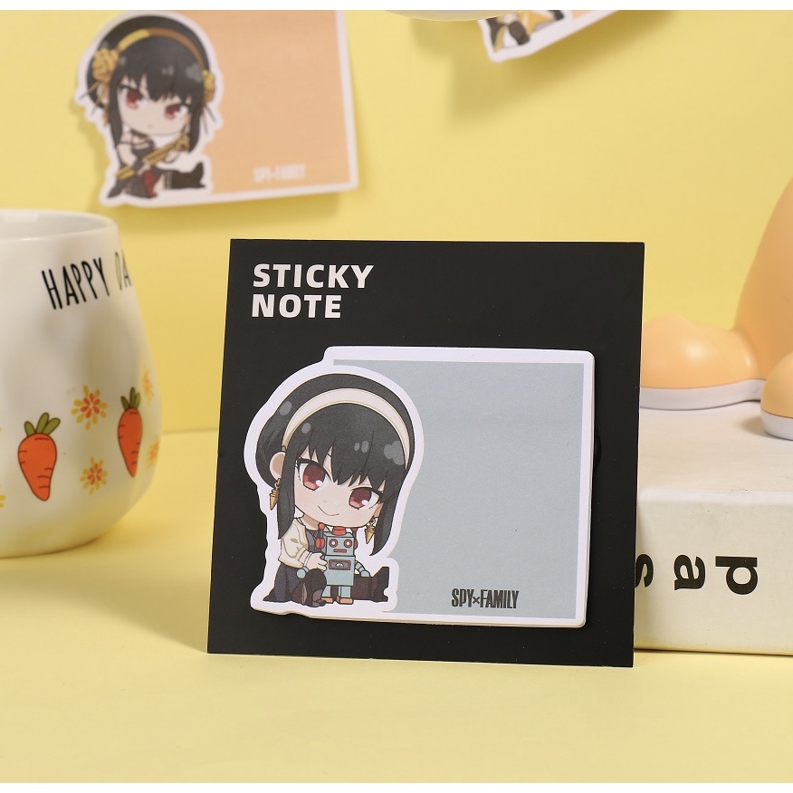 Jual Sticky Note Anime Spy X Family Memo Sticky Note Anya | Shopee ...