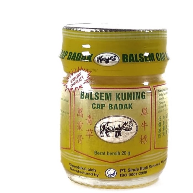 Jual Balsem kuning cap badak 36 g | Shopee Indonesia