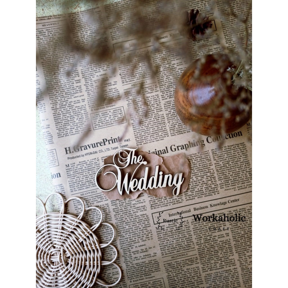 Jual Teks The Wedding Bahan Mahar Laser Cutting Kayu | Shopee Indonesia
