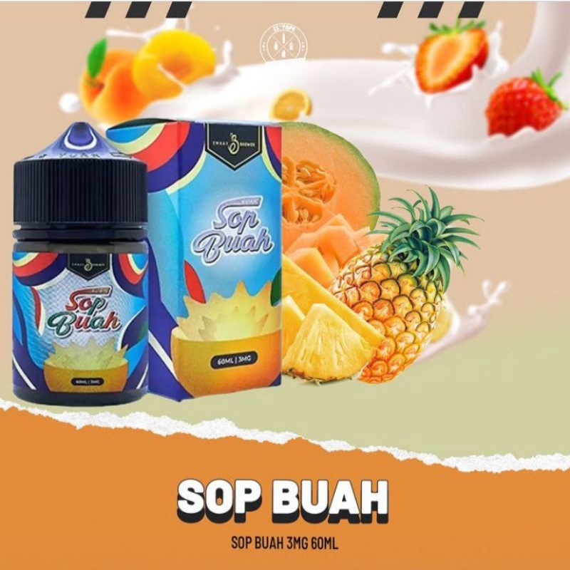 Jual ISI BOTOL KEMASAN 60ML RASA BUAH KUAH SOP BUAH | Shopee Indonesia
