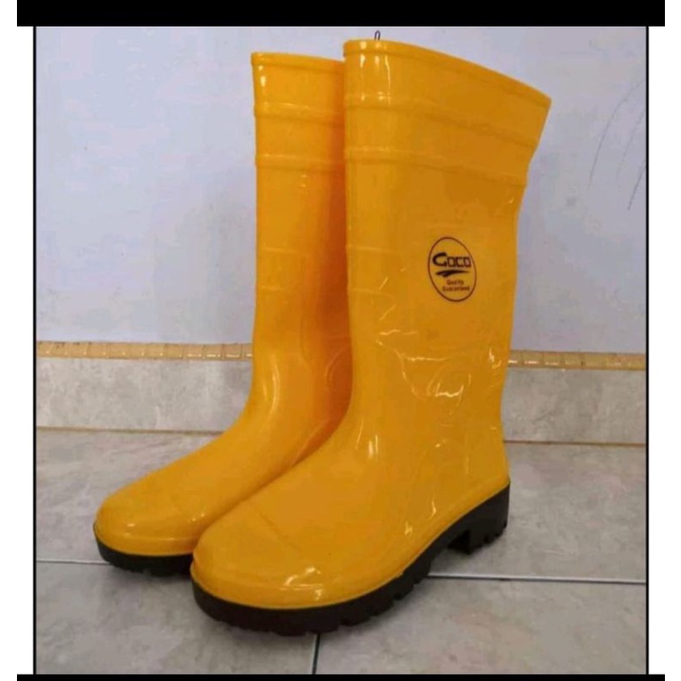 Jual sepatu safety kuning merk goco original malaysia | Shopee Indonesia