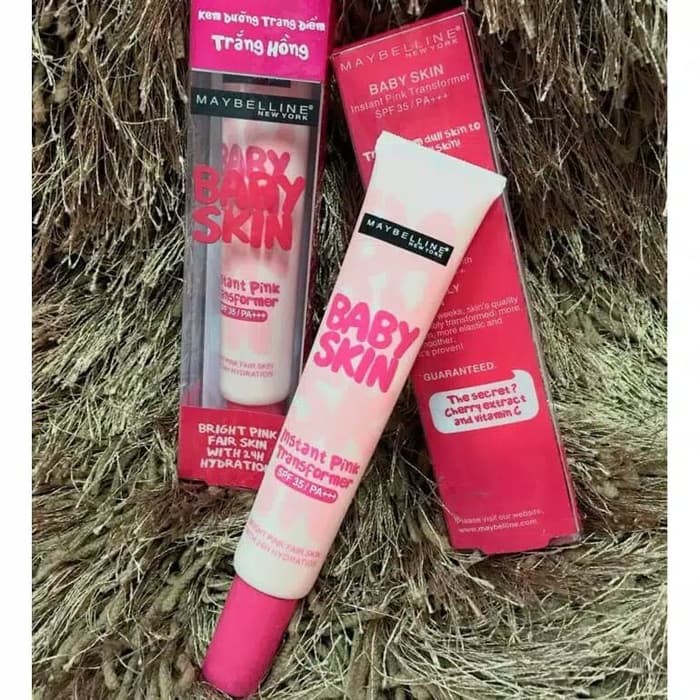Jual ORIGINAL Maybeline baby skin instant pink SPF 35 | Shopee Indonesia