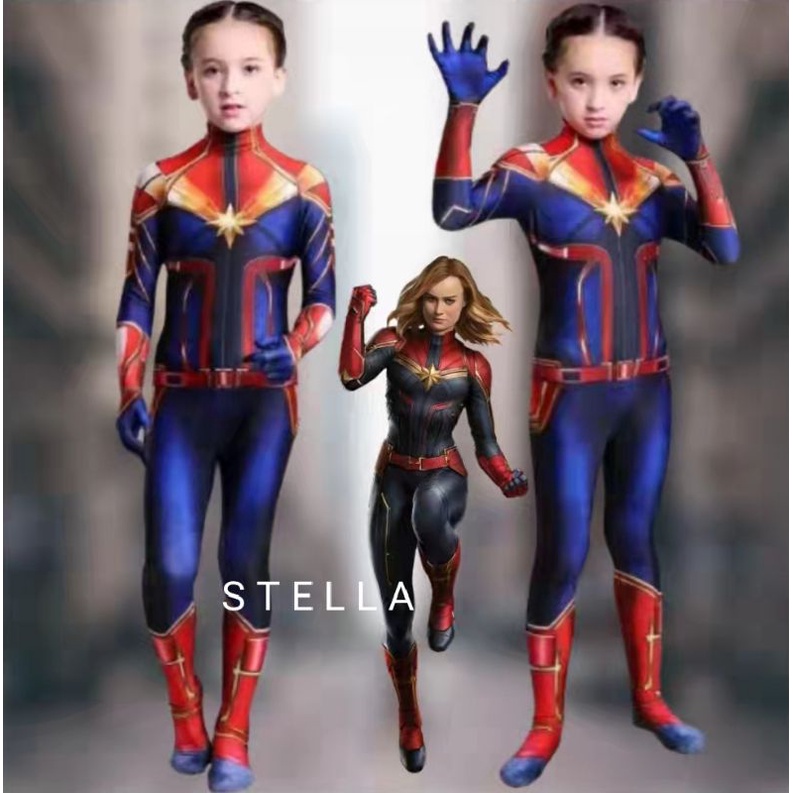 Jual kostum anak CAPTAIN MARVEL / Avengers Superhero | Shopee Indonesia