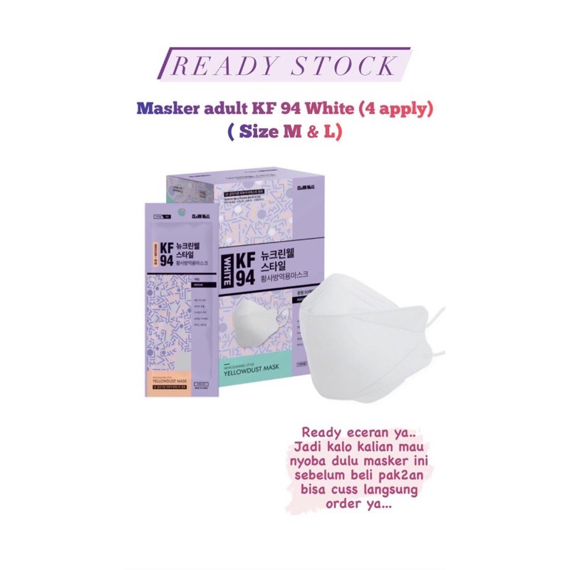 Jual Masker KF94 adult Clean Well ORI Korea (eceran) | Shopee Indonesia