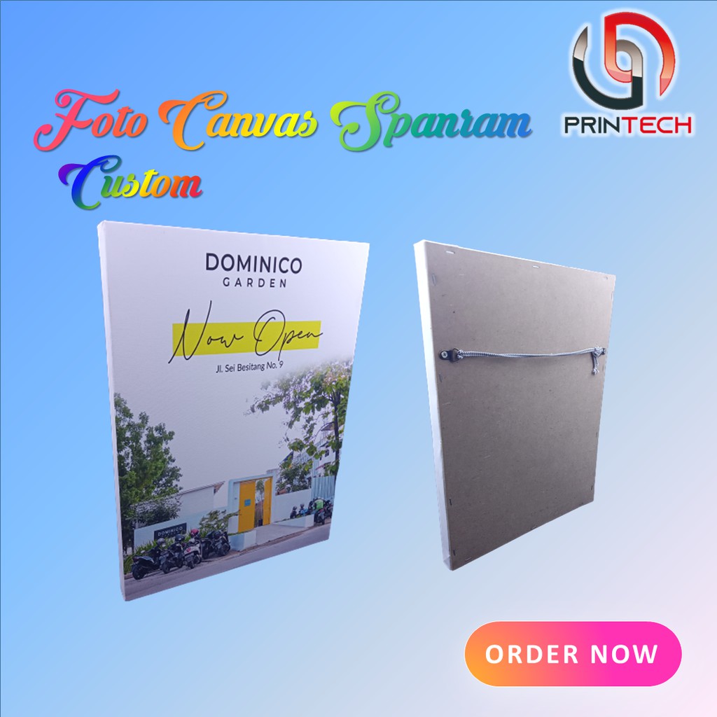 Jual Foto Canvas Spanram Custom Print / Cetak Foto Kanvas Bingkai ...