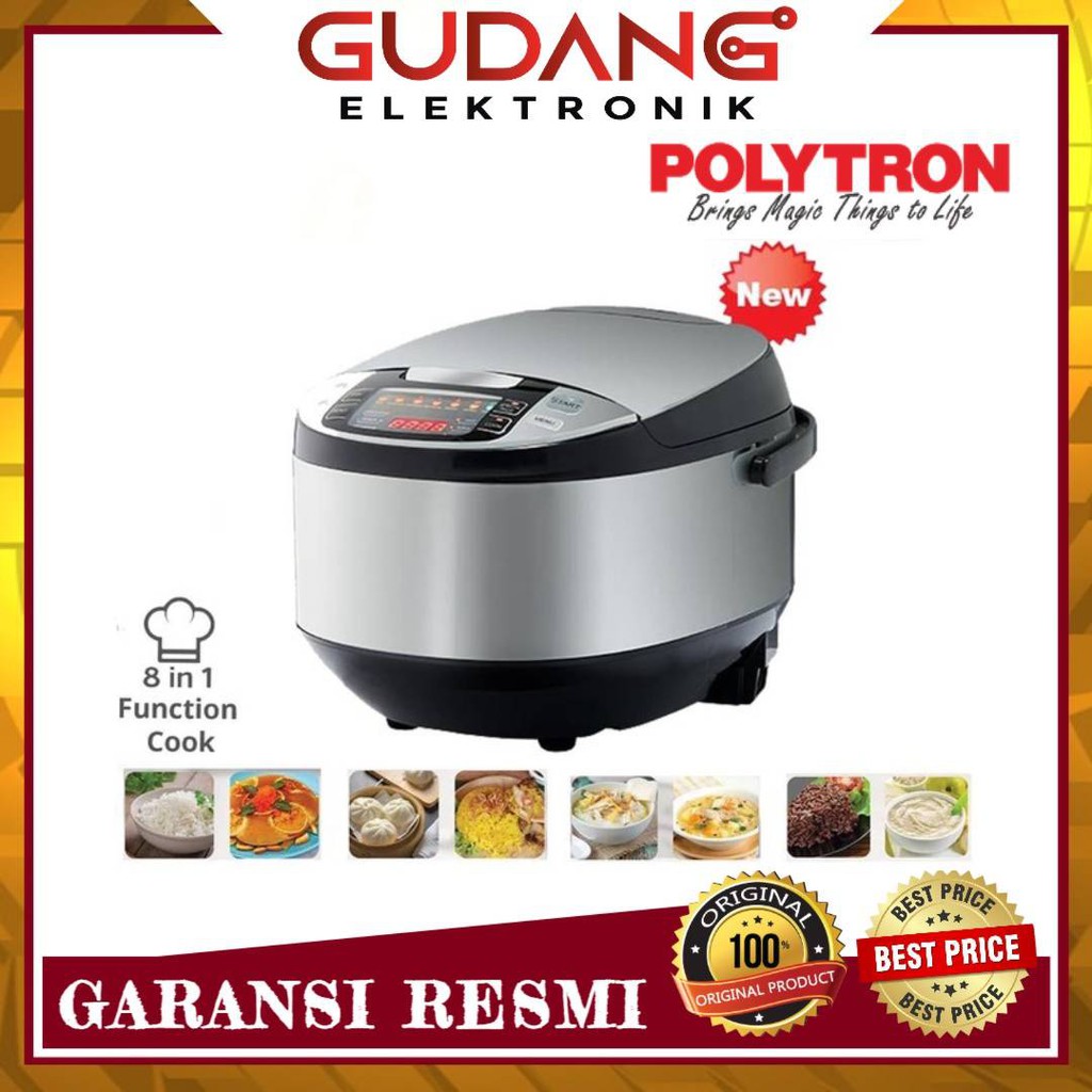Jual RICE COOKER POLYTRON DIGITAL PRC 1901 SMART MULTI COOKER MAGIC COM ...