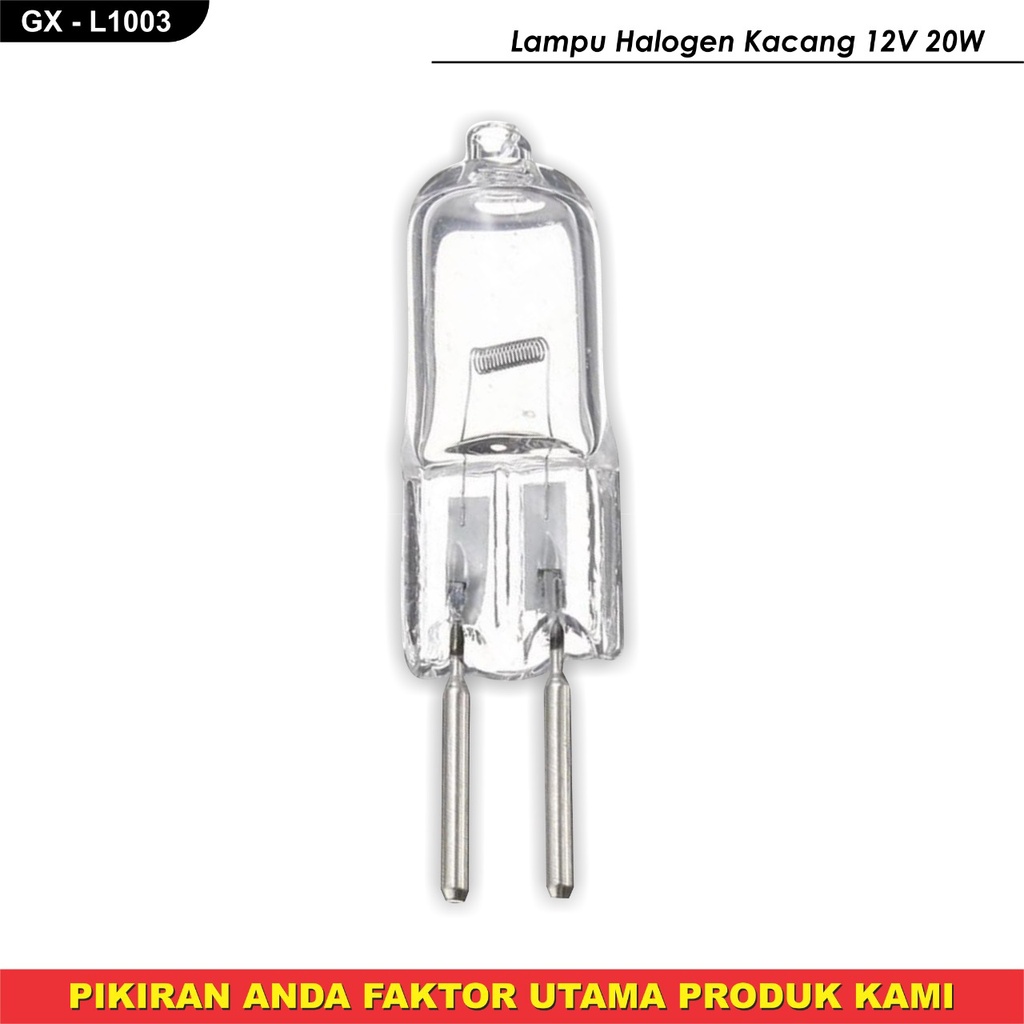Jual LAMPU HALOGEN KACANG NON LED WARNA PUTIH KUNING 6V/12V 220V MODEL ...