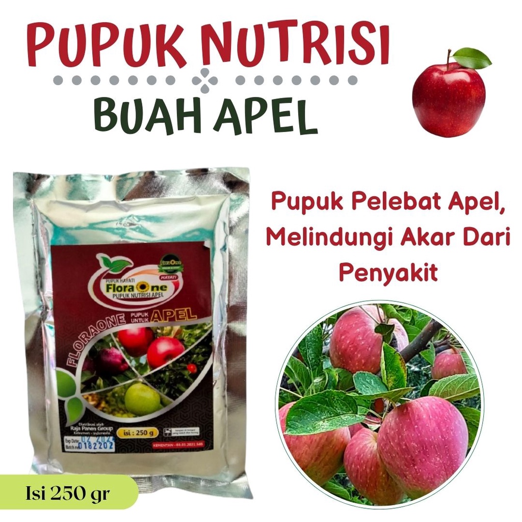 Jual Pupuk Buah Apel Berbuah Lebat, Booster Apel Cepat Berbuah, Obat ...