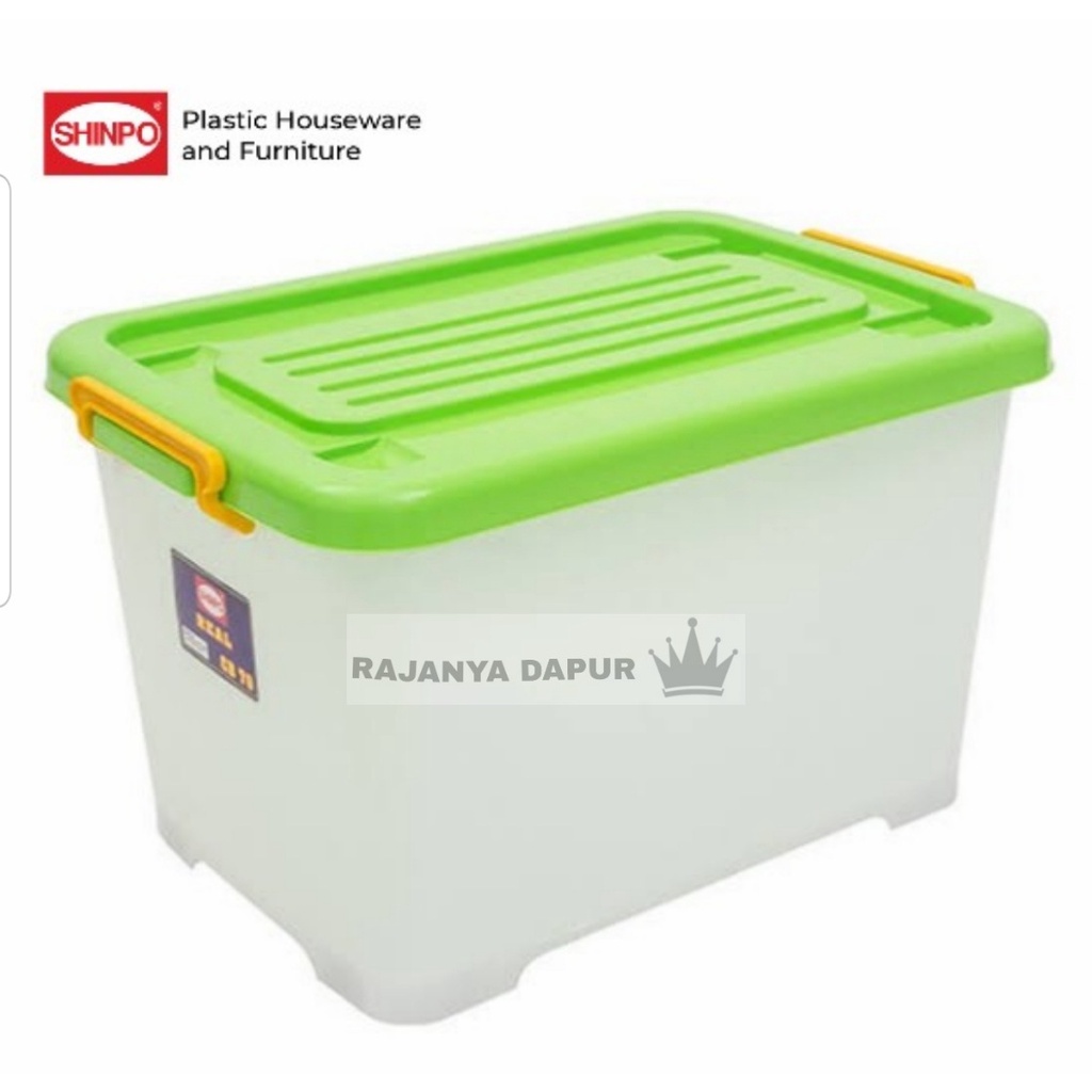 Jual CONTAINER BOX SHINPOO CB 70 LITER - BOX SERBAGUNA PAKAI RODA 70 ...